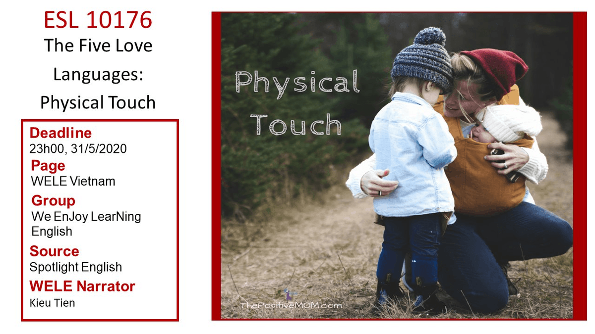 The Five Love Languages: Physical Touch - ESL 10176