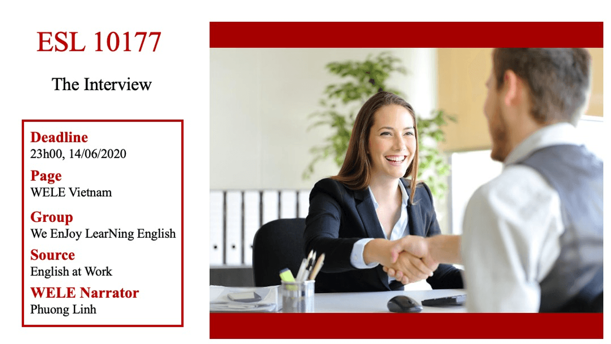 The interview - ESL 10177