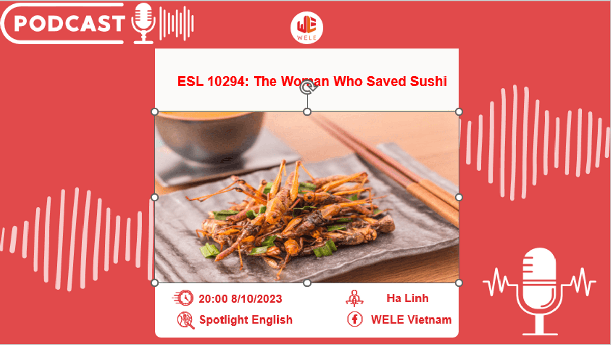 Eat Insects, Save the World - ESL 10294