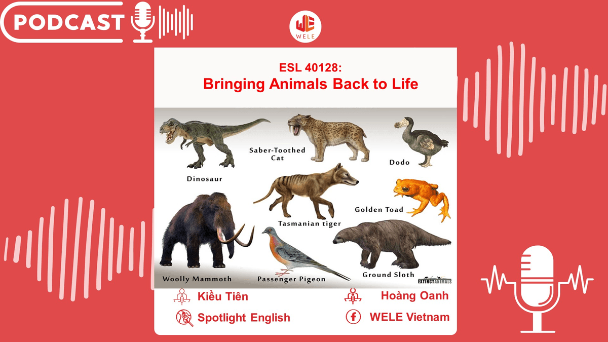 Bringing Animals Back to Life - ESL 40128
